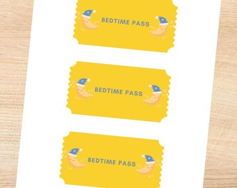 Bedtime Passes (digital Download Print) 8.5x11 - Etsy