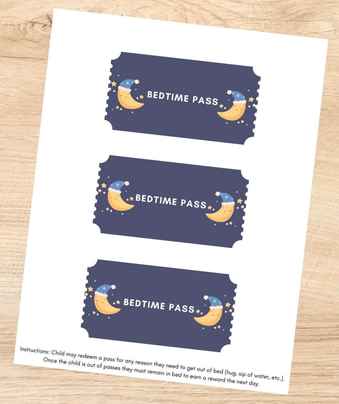 Bedtime Passes (digital Download Print) 8.5x11 - Etsy