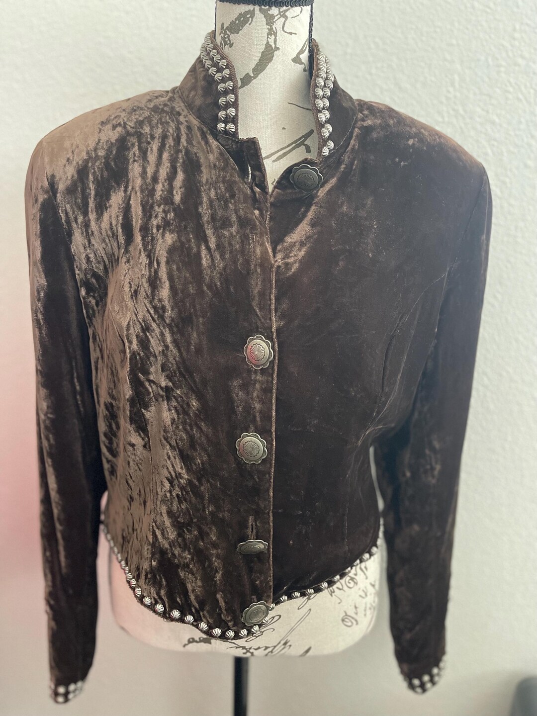 Double D Ranch Velvet Jacket - Etsy