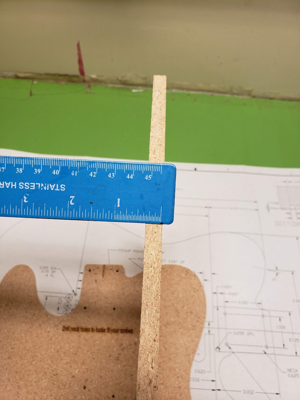 Telecaster Guitar Template - Etsy