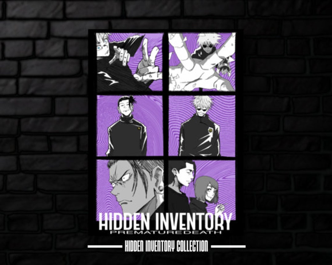 Hidden Inventory Premature Death Anime Poster Jujutsu Kaisen Gojo and ...