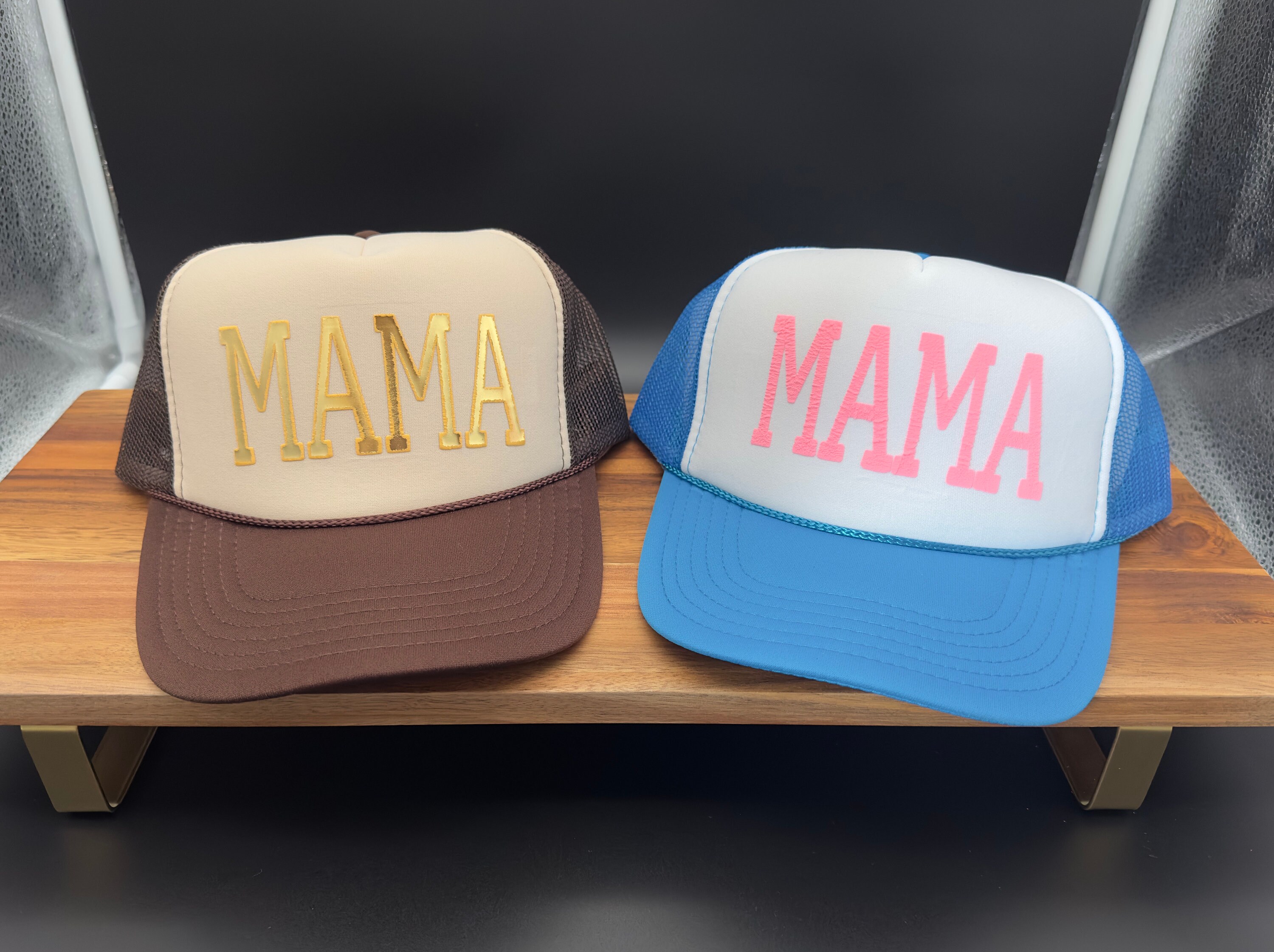 Mama Trucker Hat Custom Puff Vinyl Hat Mama Custom Cap Mom Gift Custom ...