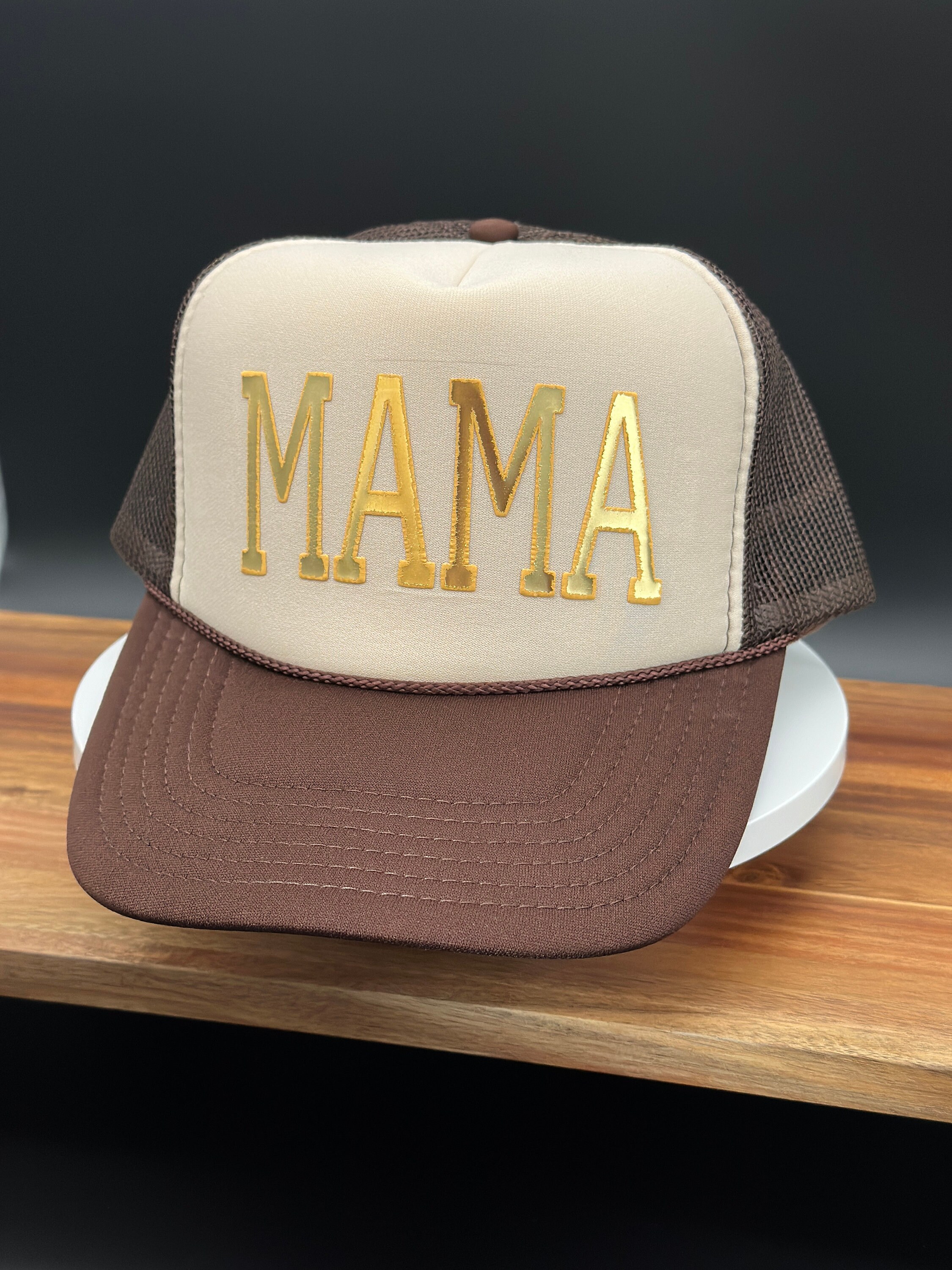 Mama Trucker Hat Custom Puff Vinyl Hat Mama Custom Cap Mom Gift Custom ...