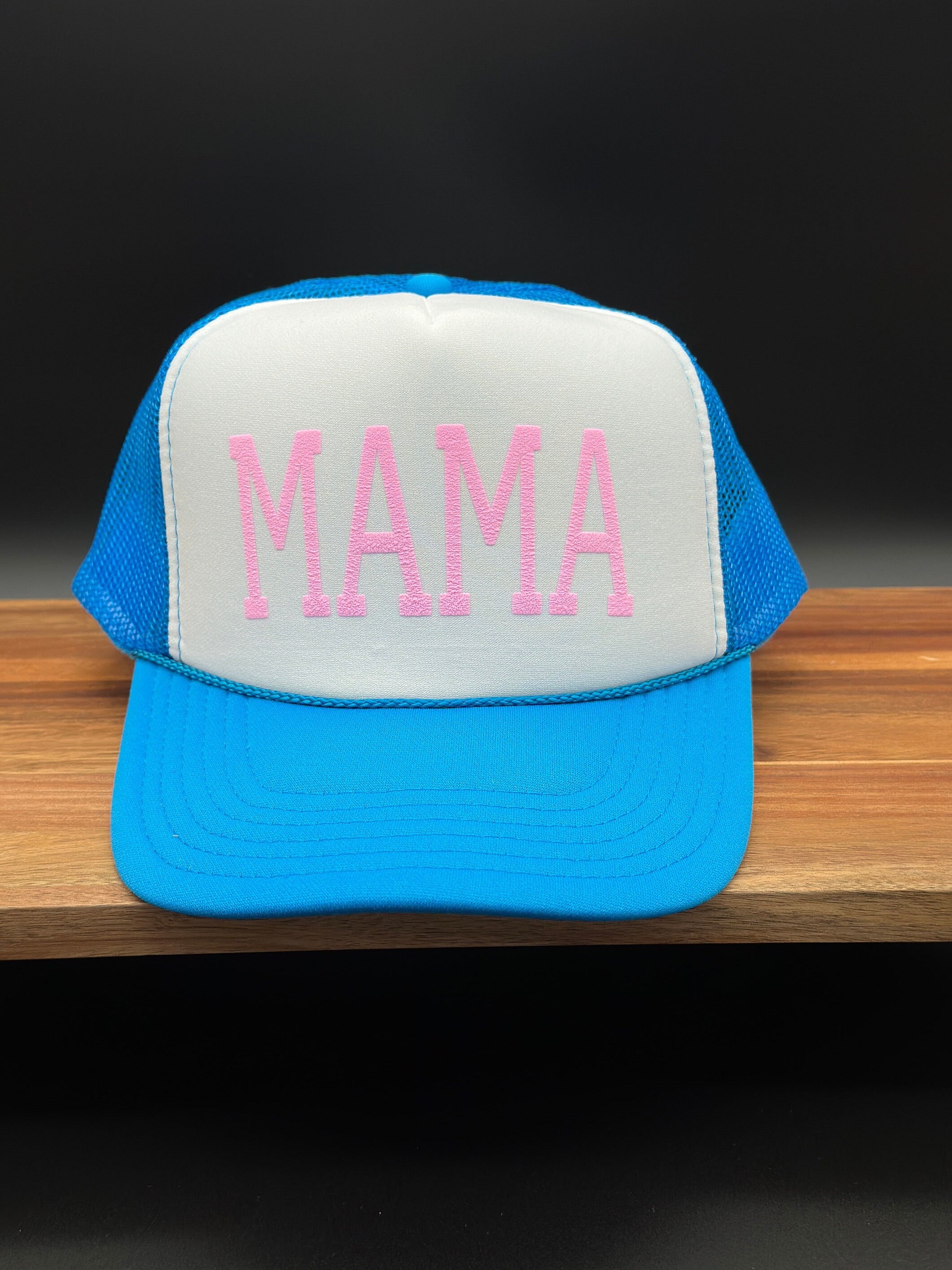 Mama Trucker Hat Custom Puff Vinyl Hat Mama Custom Cap Mom Gift Custom ...