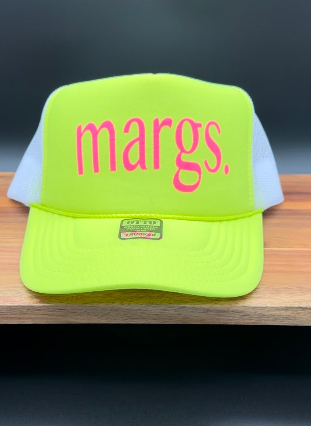 Margs Trucker Hat Custom Puff Vinyl Margs Custom Cap for National ...