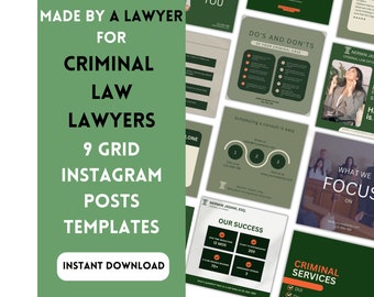 Law Firm Social Media Templates, Lawyer Facebook Post, Editable Canva ...