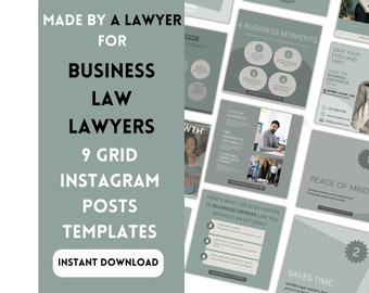 Editable Law Firm Marketing Template,attorney Instagram Post Template ...