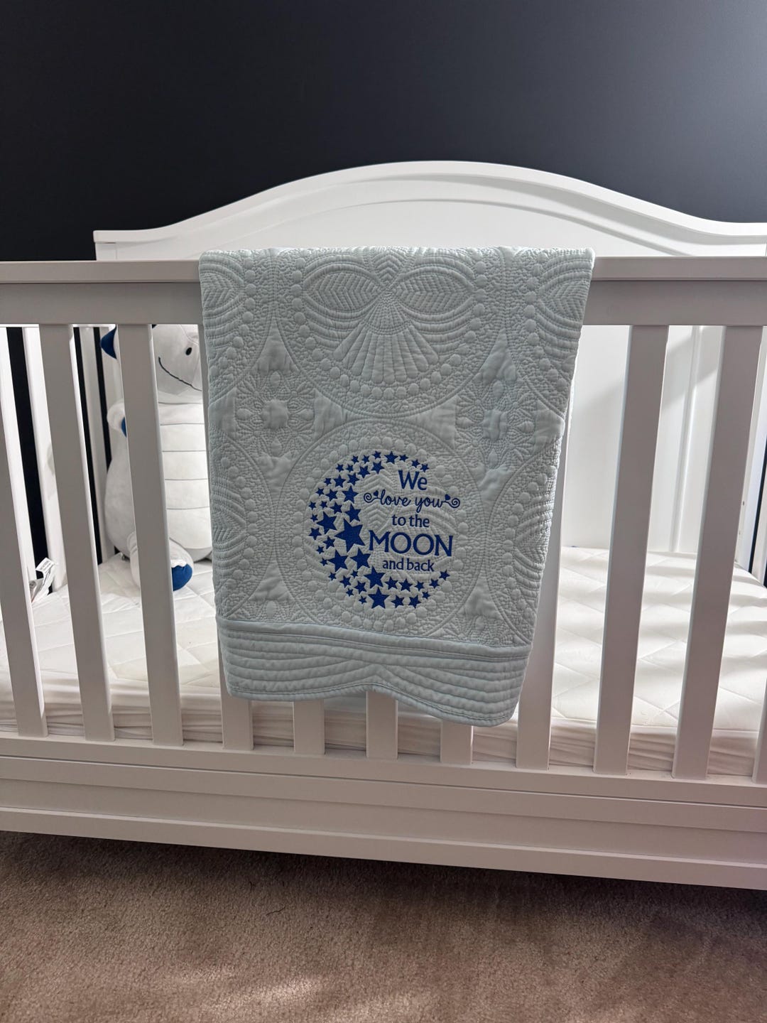 Personalized Baby Blanket, Baby Heirloom Quilt, Baby Shower Gift ...