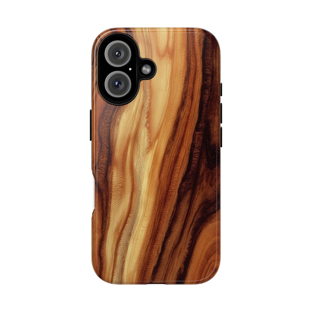 Tigerwood Grains Tough Polycarbonate Phone Case for Multiple Device ...
