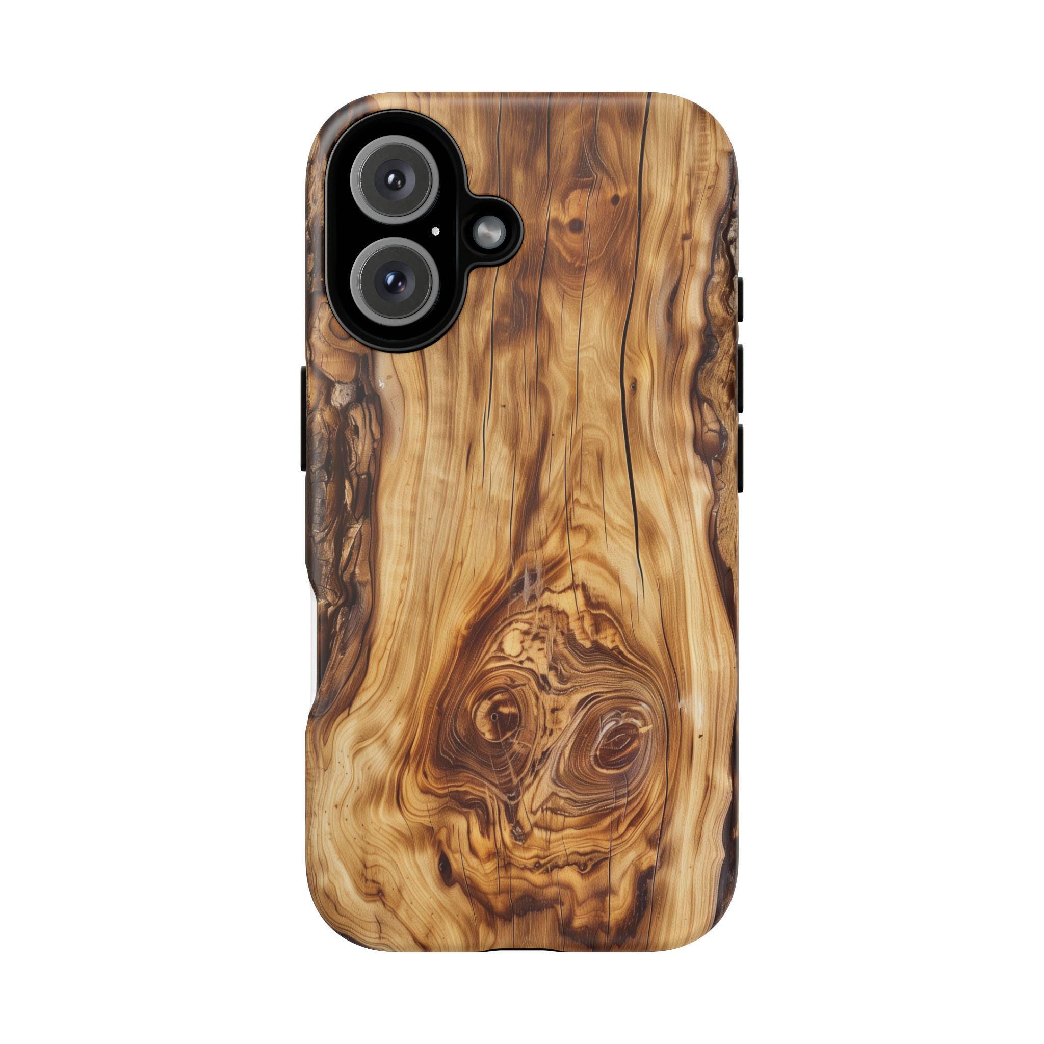 Acacia Wood Tough Polycarbonate Phone Case for Multiple Device Types ...