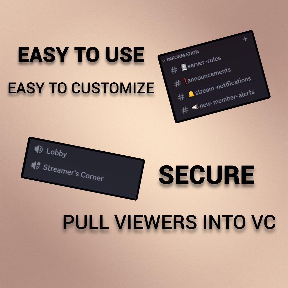 Discord Template for Small Streamers - Etsy