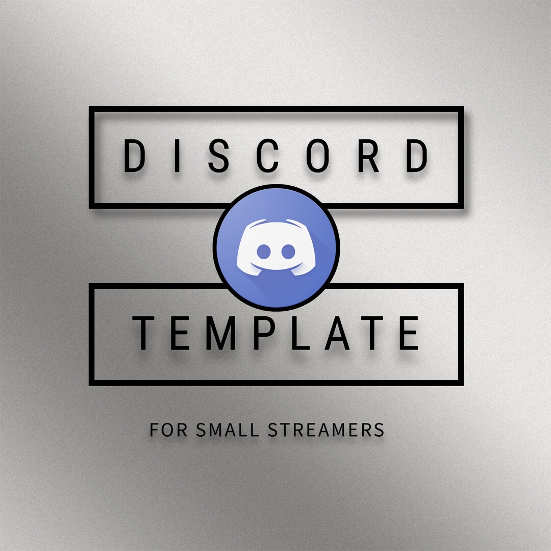 Discord Template for Small Streamers - Etsy