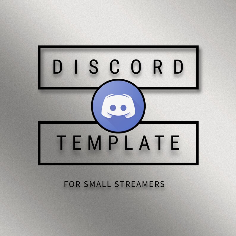 Discord Template for Small Streamers - Etsy