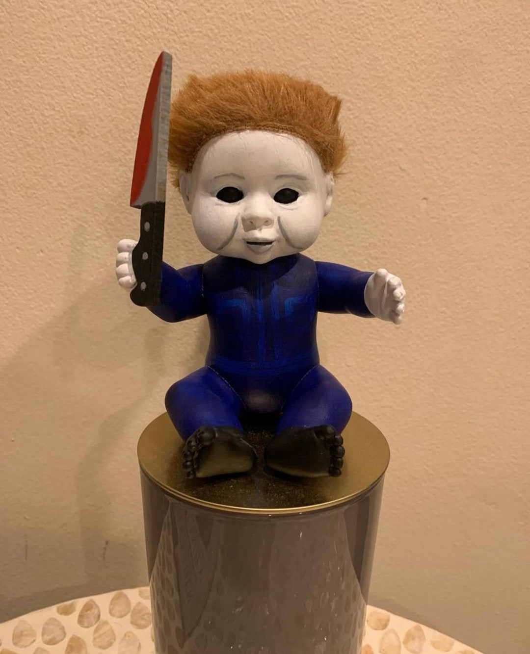 Horror Baby Doll Michael Myers Baby Doll Halloween Doll Scary Baby Doll ...