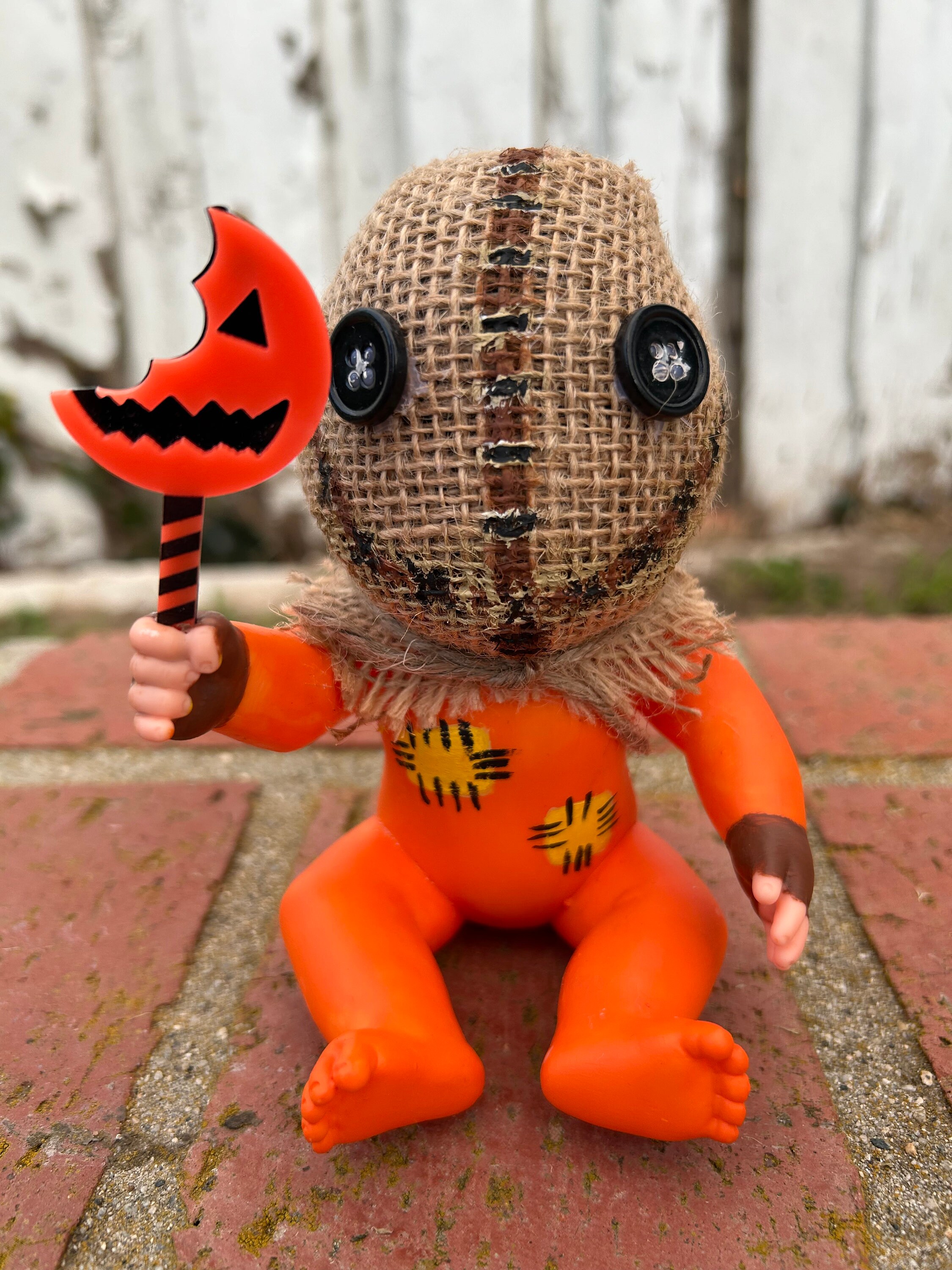 Horror Baby Doll Sam Trick r Treat Sam Horror Doll Scary Baby Doll - Etsy