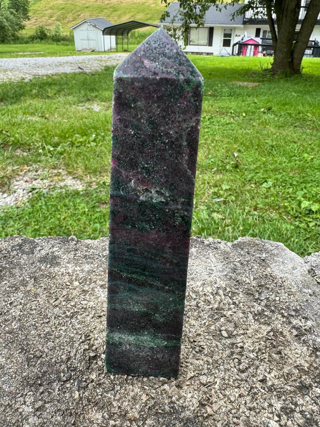 Ruby Kyanite Tower - Etsy