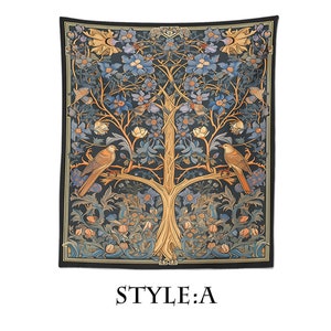 Mystery Tree Tapestry, Boho Tapestry, Bird Tapestry,art Wall Decor ...