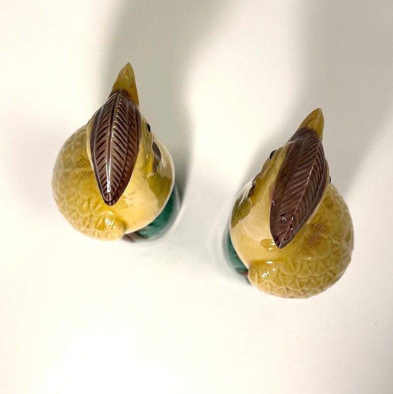 Pair of Vintage Porcelain Chinese Bird Figurine - Etsy