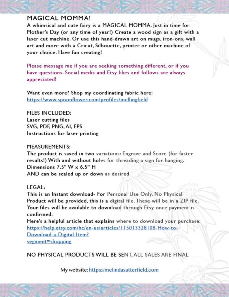 Digital File | Svg, Ai, Pdf, Png | MAGICAL MOMMA is Whimsical and Fun ...