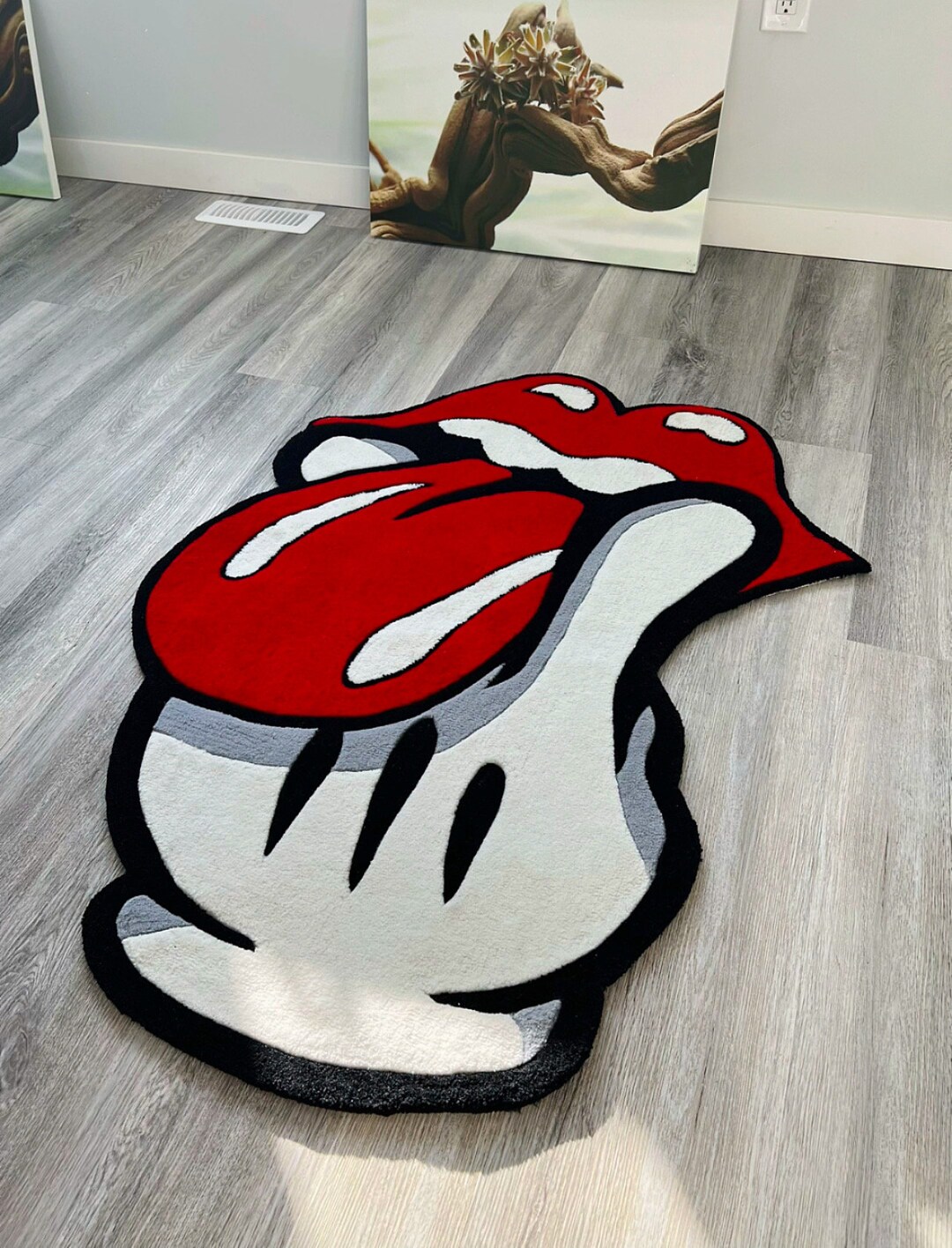 Tufted Lips Custom Rug - Etsy
