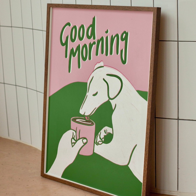 Whippet Art - Etsy
