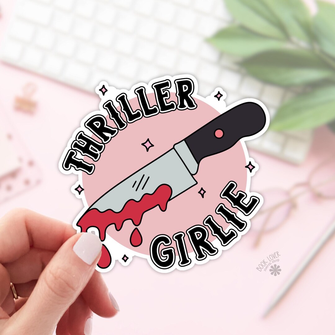 Thriller Girlie Stickers / Bookish Stickers / Book Lover Gift / Bookish ...
