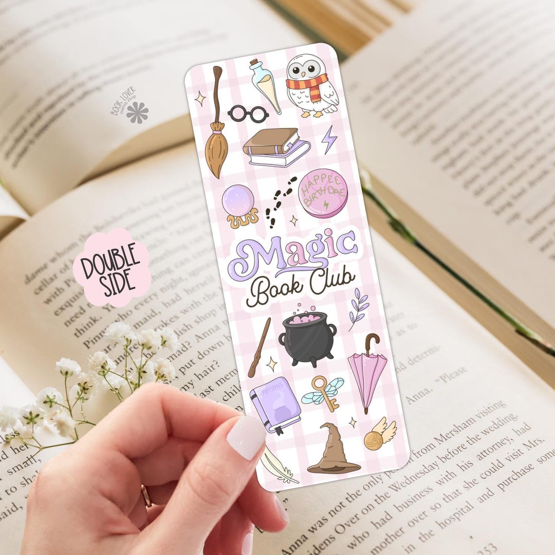 Magic is Real Bookish Bookmark / Magical Bookish Bookmark / Book Lover ...