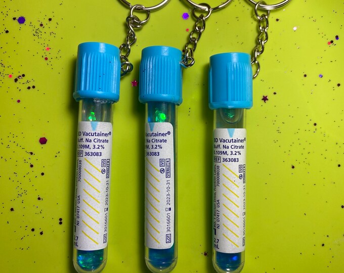 Laboratory Test Tube Keychain - Etsy