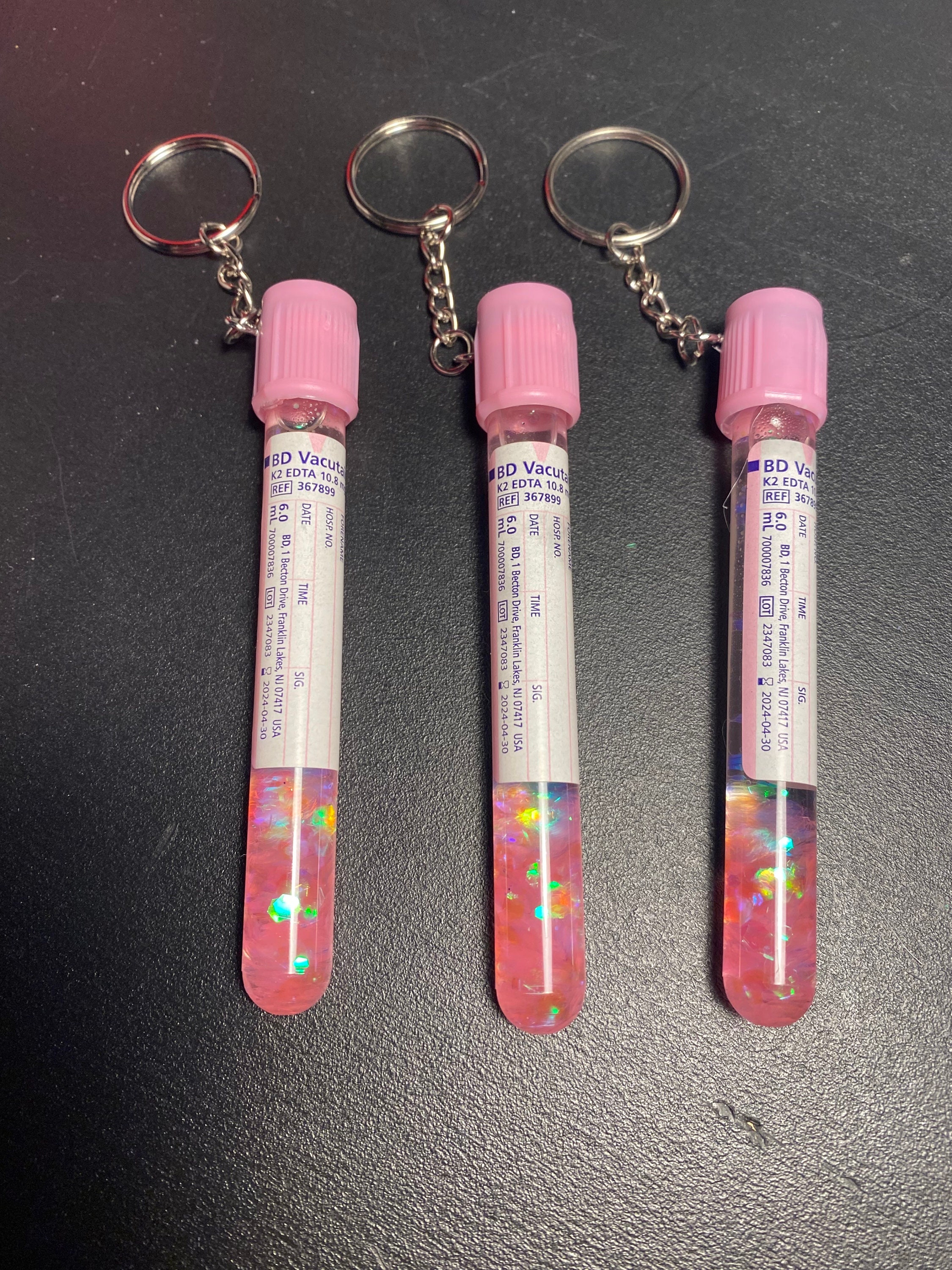 Laboratory Test Tube Keychain - Etsy