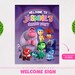 Inside Out 2 Welcome Sign Emotions Birthday Party Decoration Digital ...