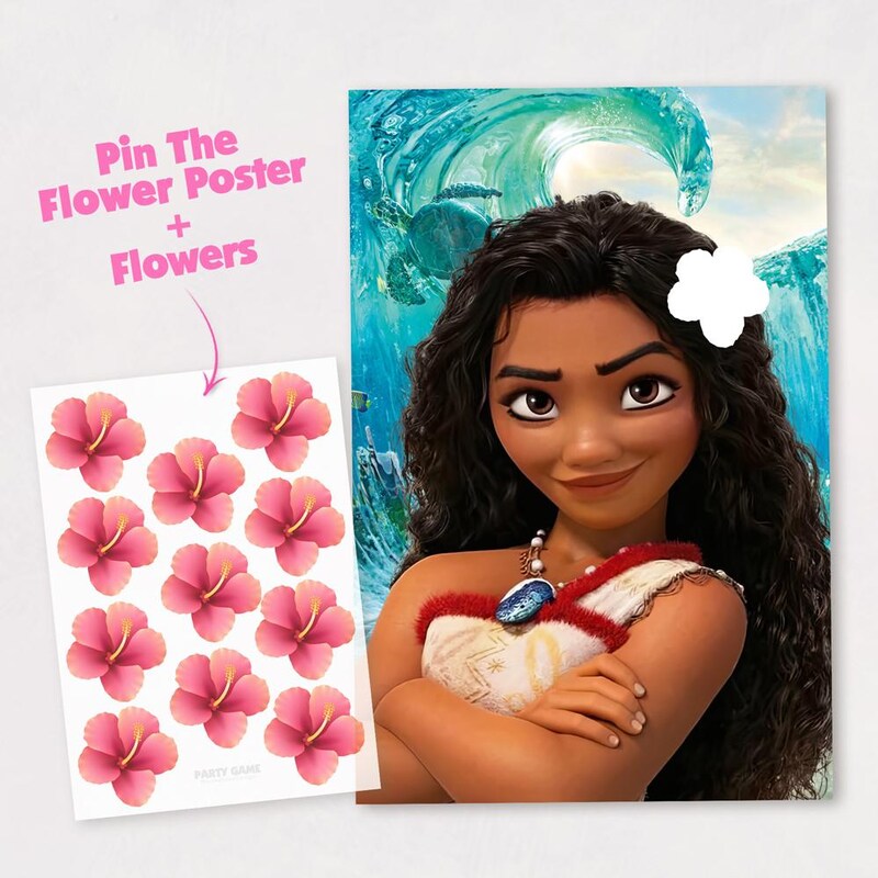 Moana Flowers - Etsy