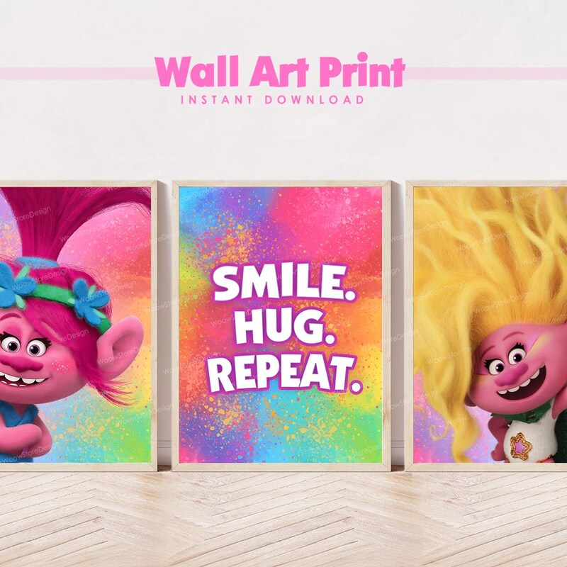 Trolls Poster - Etsy