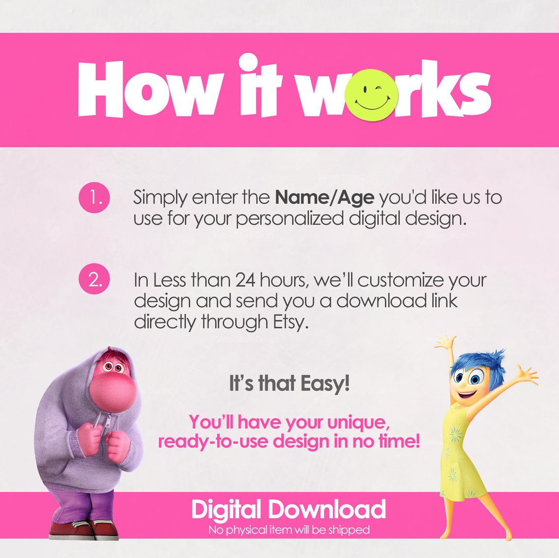 Custom Inside Out Gable Box Labels Printable Insideout Treat Box Favors ...