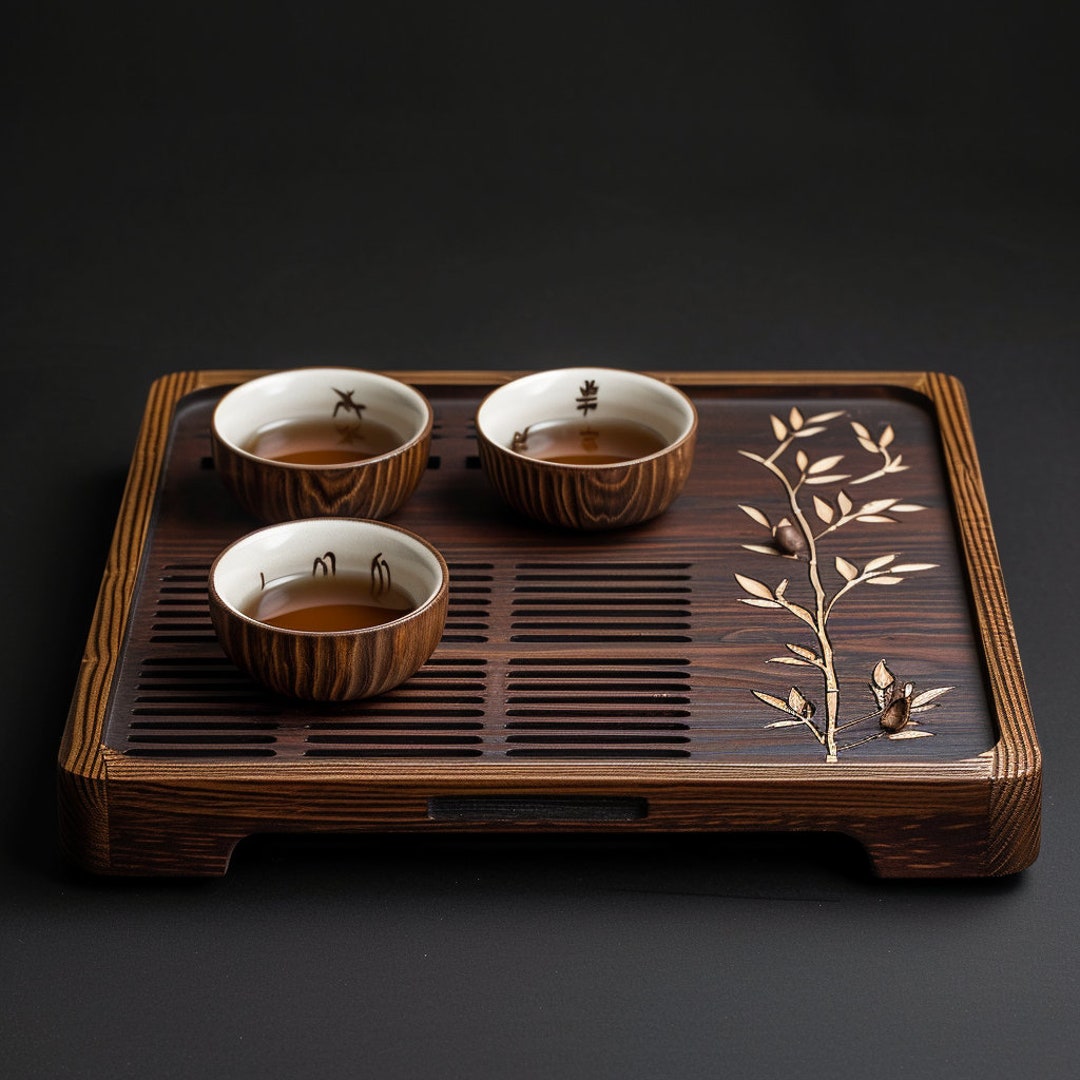 Minimalist Handcrafted Tea Trays for Serene Spaces - Etsy