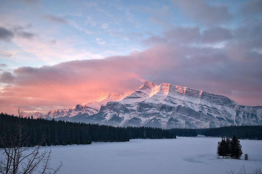Winter Wonderland: High-resolution Banff Sunrise Photos - Etsy