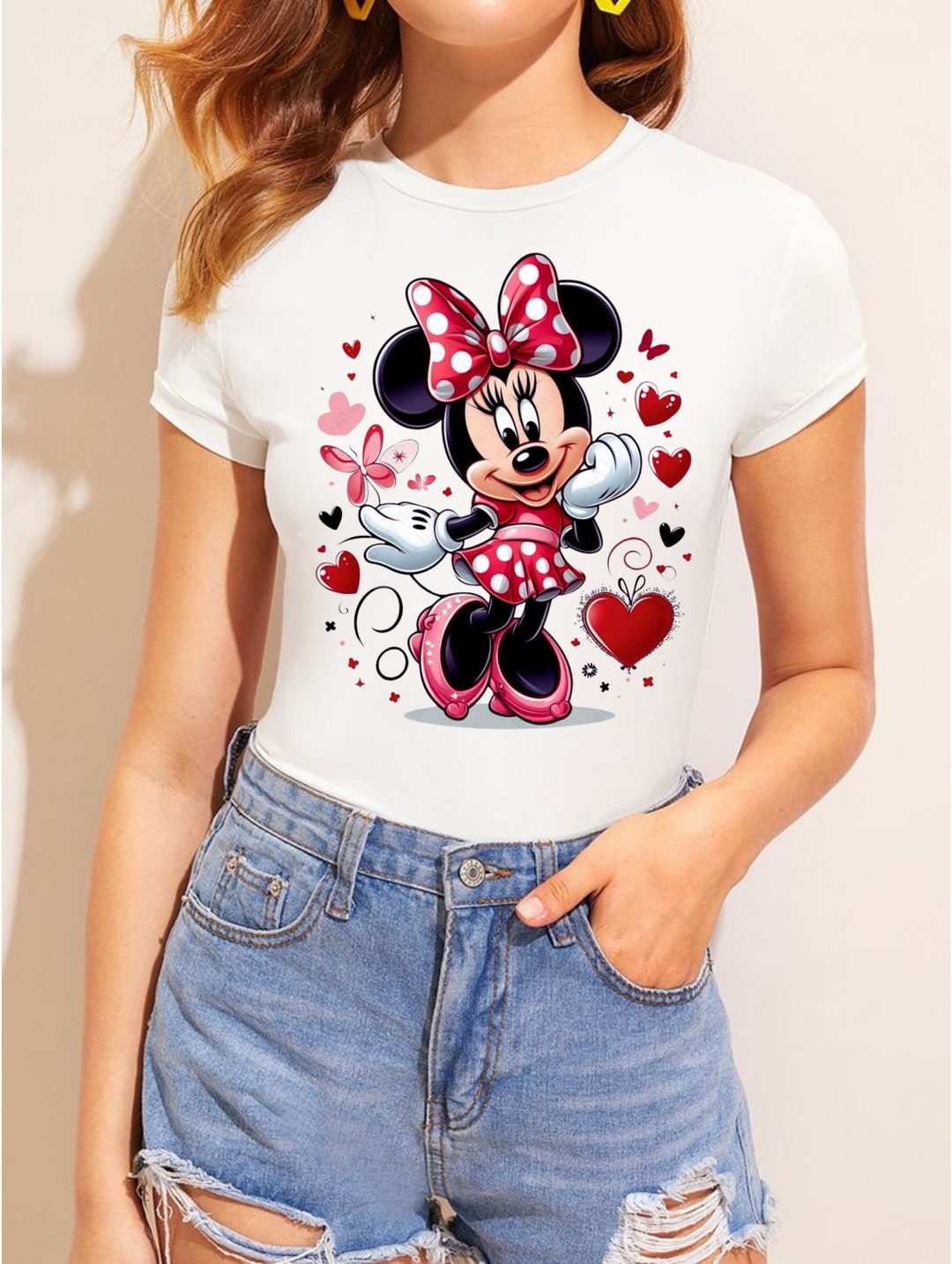 Minnie Mouse T-shirt, Disney Mouse, Minnie Mouse - Etsy