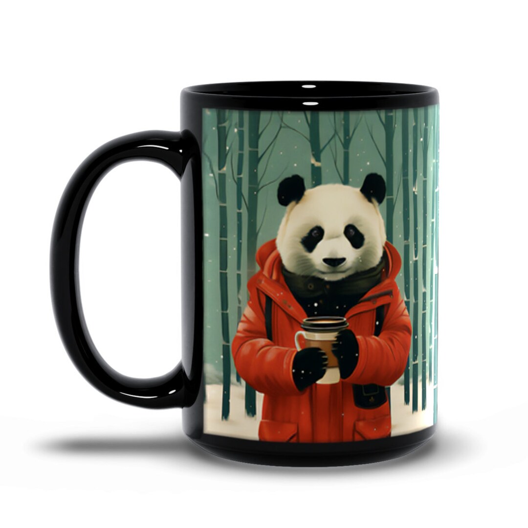 Panda Mug Lucas Thadwell 11/15 Oz Ceramic Mug Unique Gift for Animal ...