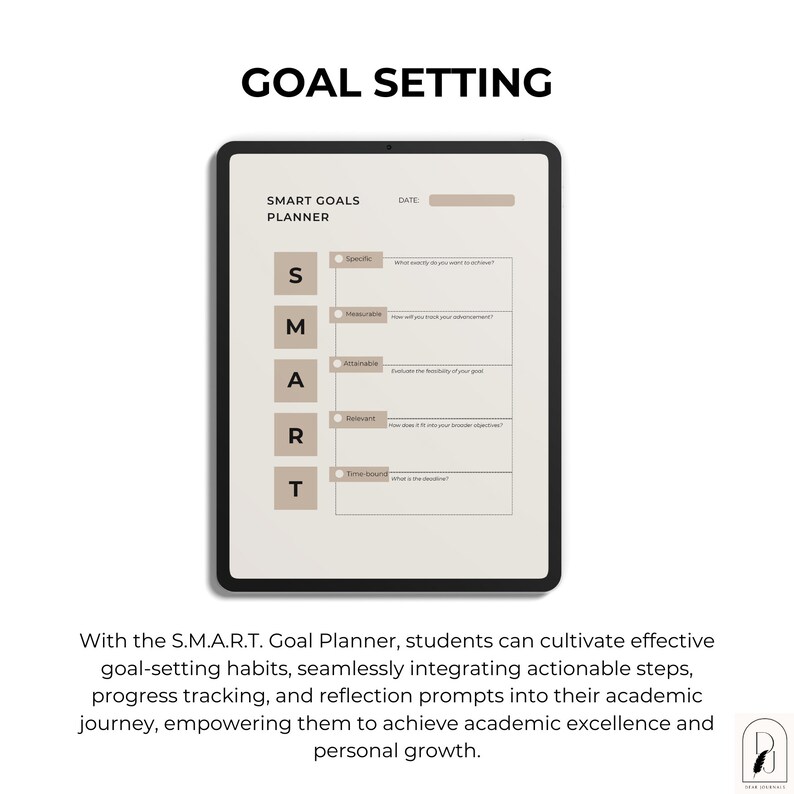 Canva Student Planner Template | Editable Academic Planner | Printable ...