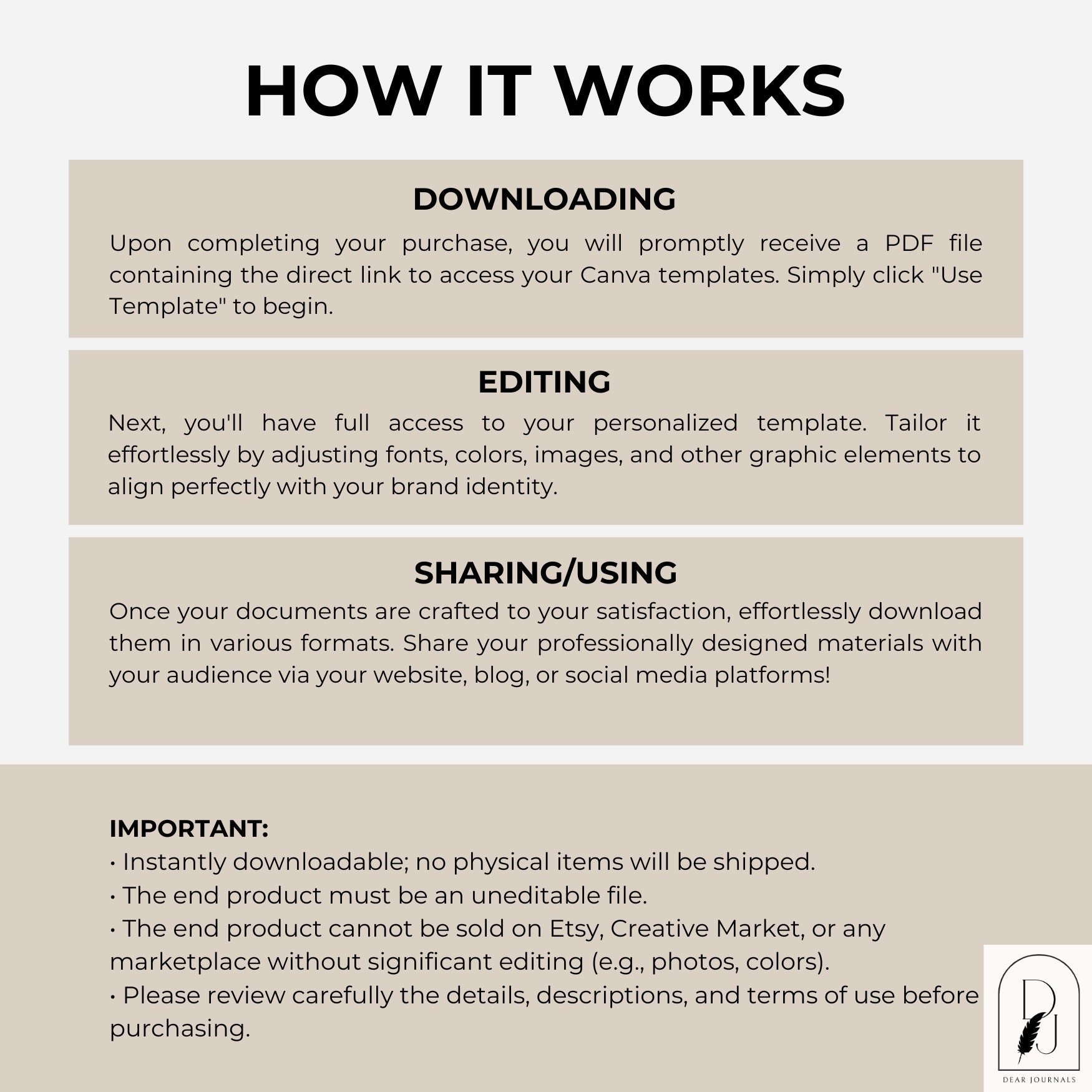 Canva Daily Weekly Monthly Planner Template | Editable Productivity ...