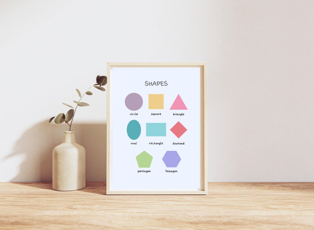 Pastel Shapes for Education Download Toddler Learning Shapes Preschool ...