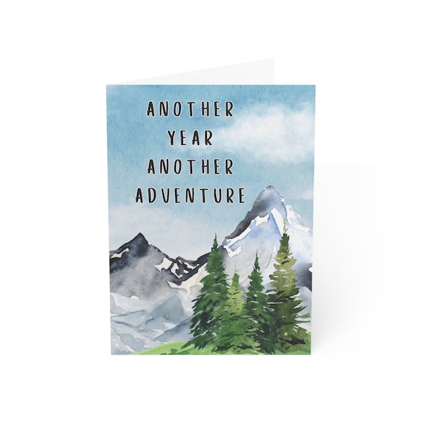 Birthday Card "another Year of Adventure" - Etsy