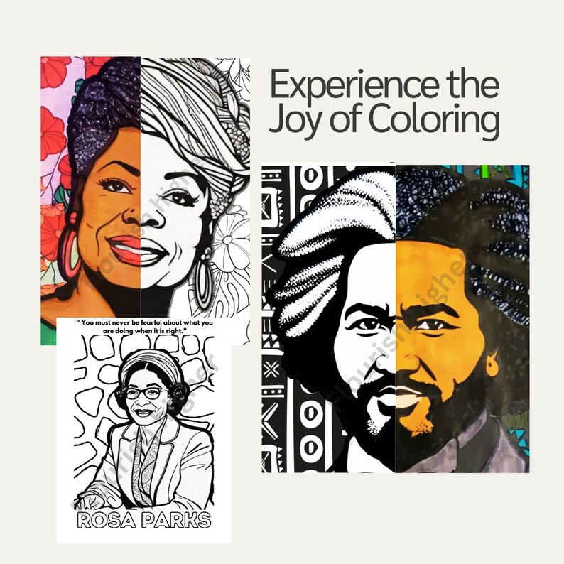 Colorful Legacies Black History Coloring Book – Activists & Icons ...