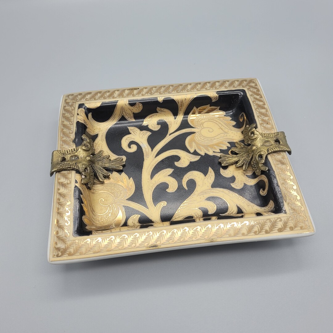 Vintage Amita Ceramic Bowl Trinket 1970s Jewelry Plate Collector's ...