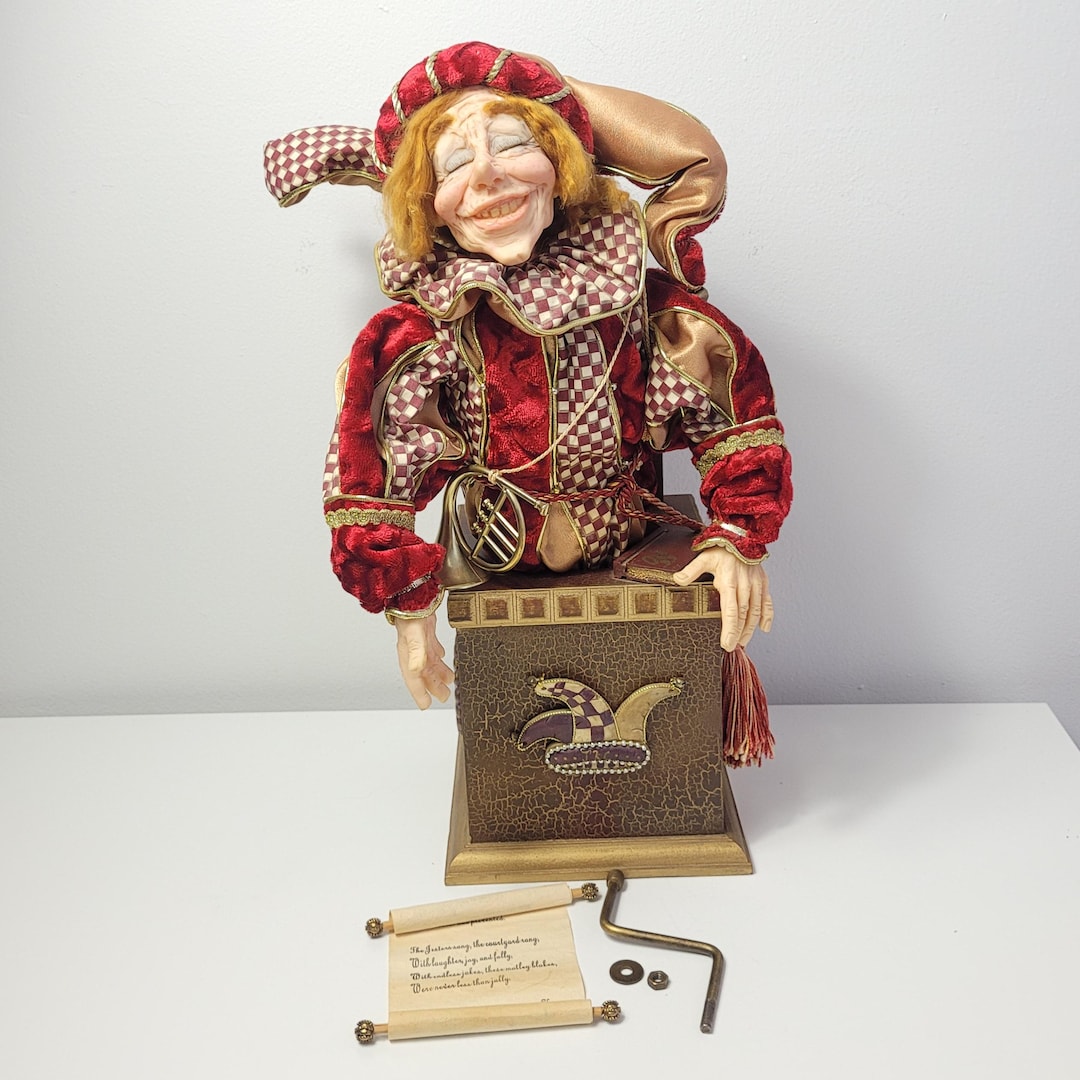 2003 Jacqueline Kent "the Royal Jester" Figurine - Vintage Collectible ...