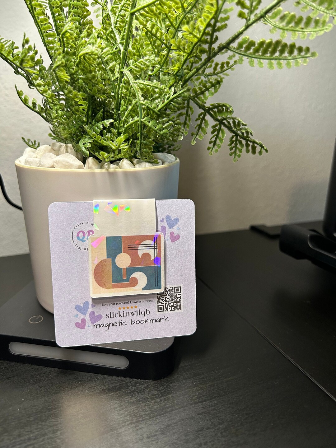 Minimalist Magnetic Bookmark, Modern Minimal Bookmark, Sleek & Simple ...