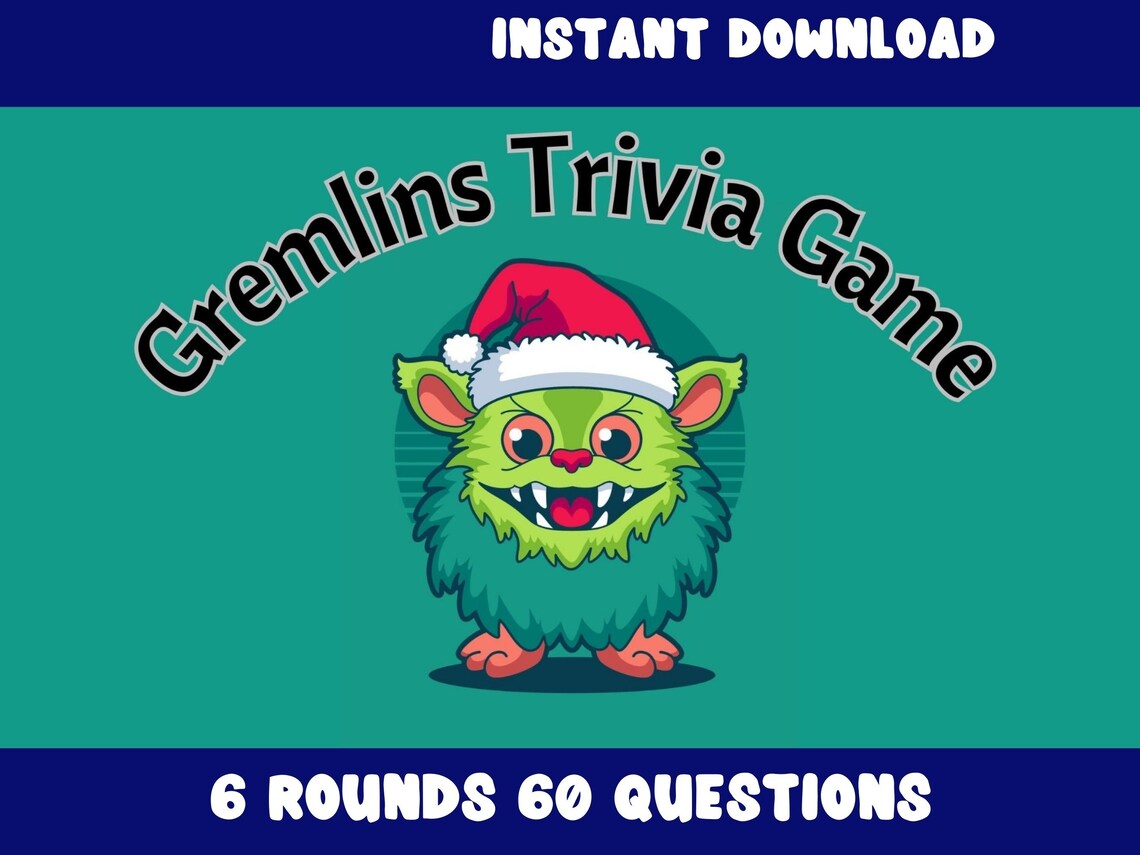 Gremlins Movie Trivia Game | 6 Rounds & 60 Questions to Test Movie ...