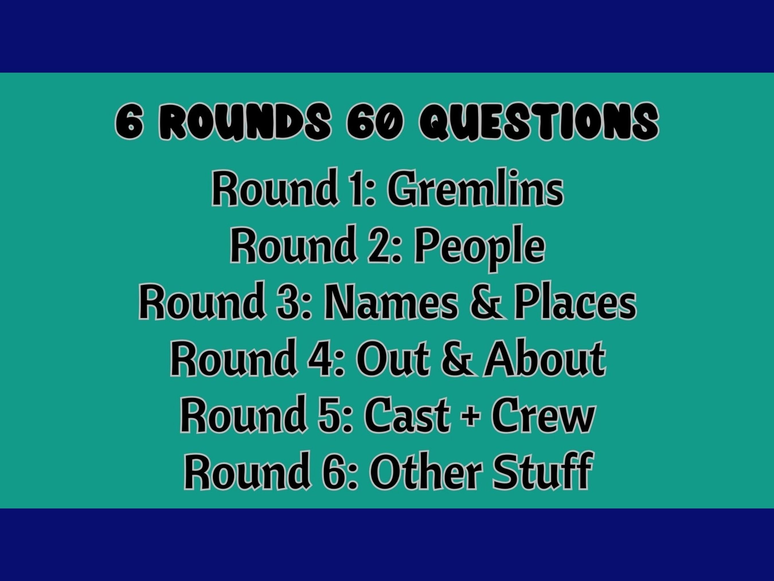 Gremlins Movie Trivia Game | 6 Rounds & 60 Questions to Test Movie ...
