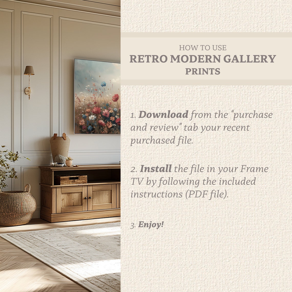 Rustic Farmhouse and Flowers Art, Antique Vintage Art Decor Samsung ...