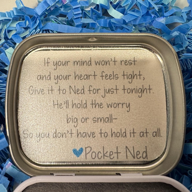 Pocket Ned – Fan Inspired Worry Buddy in Keepsake Tin - Etsy