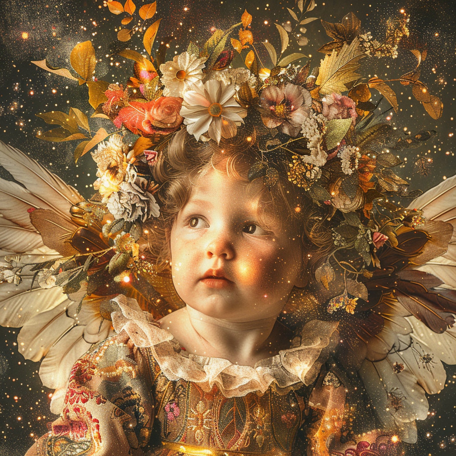 Baby Angel Watercolor Clip Art 4 JPG Mix Media Card Making Invitations ...